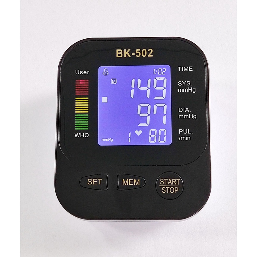 Electronic Sphygmomanometer Rechargeable Backlight Voice ...