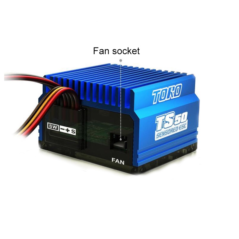SkyRC TS50 50A Brushless Sensored ESC with 6V/2A BEC Support Sensor ...