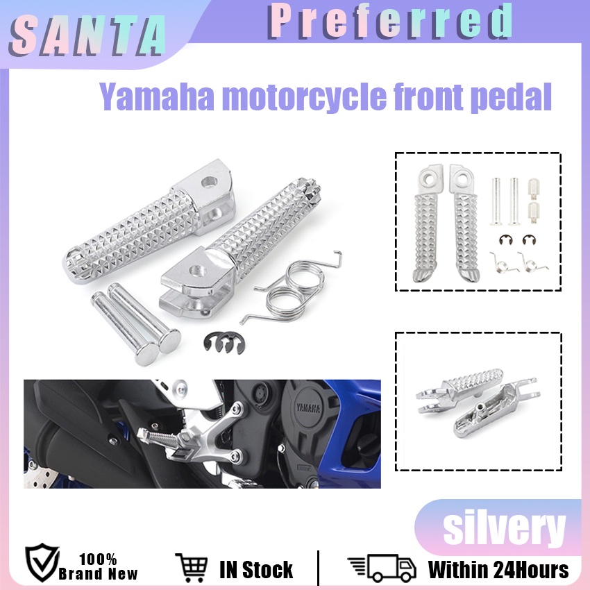 Aluminum Motorcycle Front Footrests Foot Pegs for Yamaha YZF R1 1998 ...