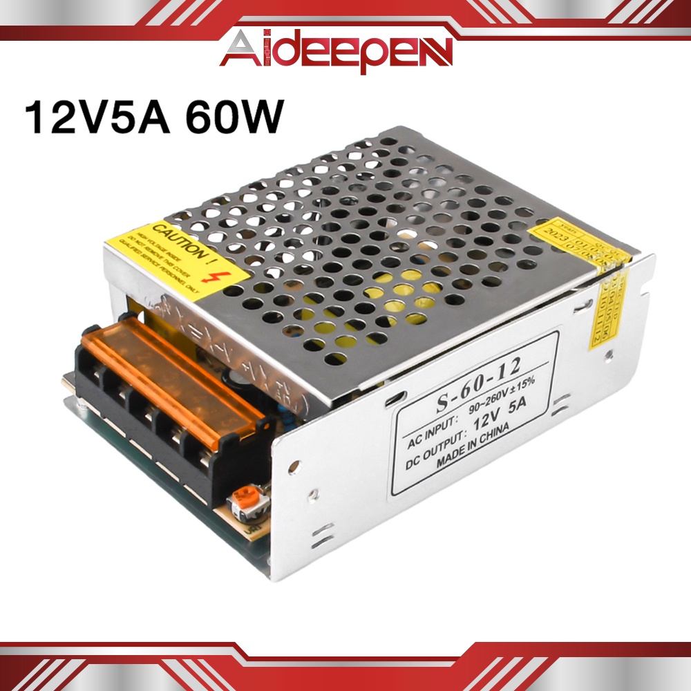 Centralized Power Supply 60W AC 110V/220V To DC 12V 5A Power Adapt AC ...