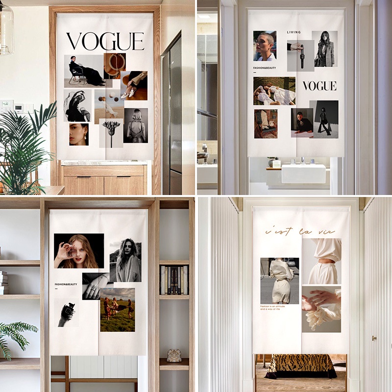 Nordic Trend Ins Decorative Door Curtain Partition Curtain Clothing ...