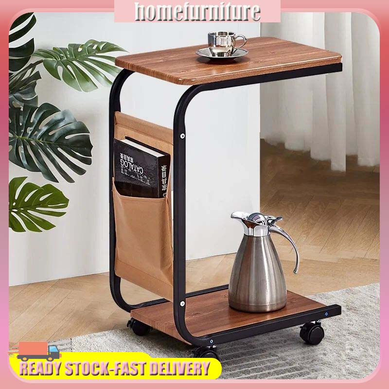 Movable Sofa Side Table Coffee Table Small Sofa Side Table Nordic Side ...