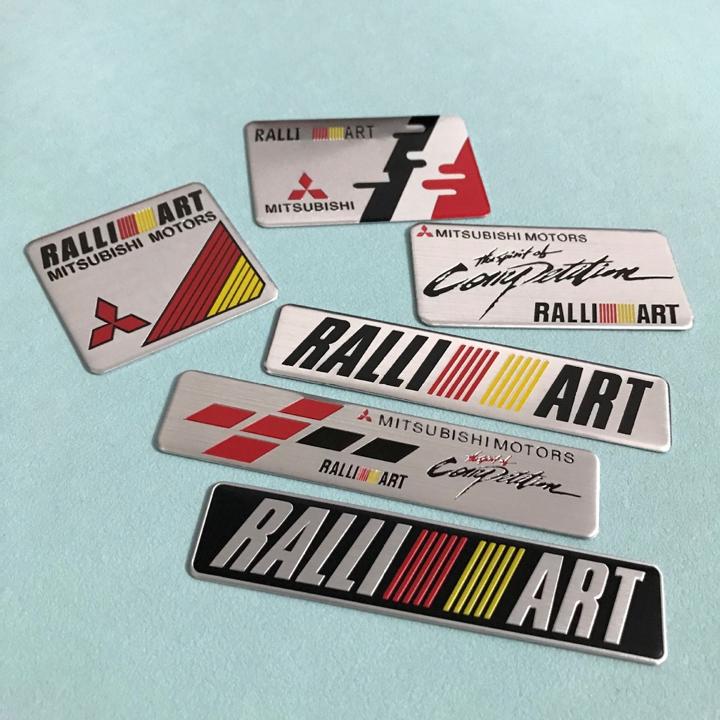 Mitsubishi Car Body Metal Nameplate Sticker For Ralliart Mirage G4 ...