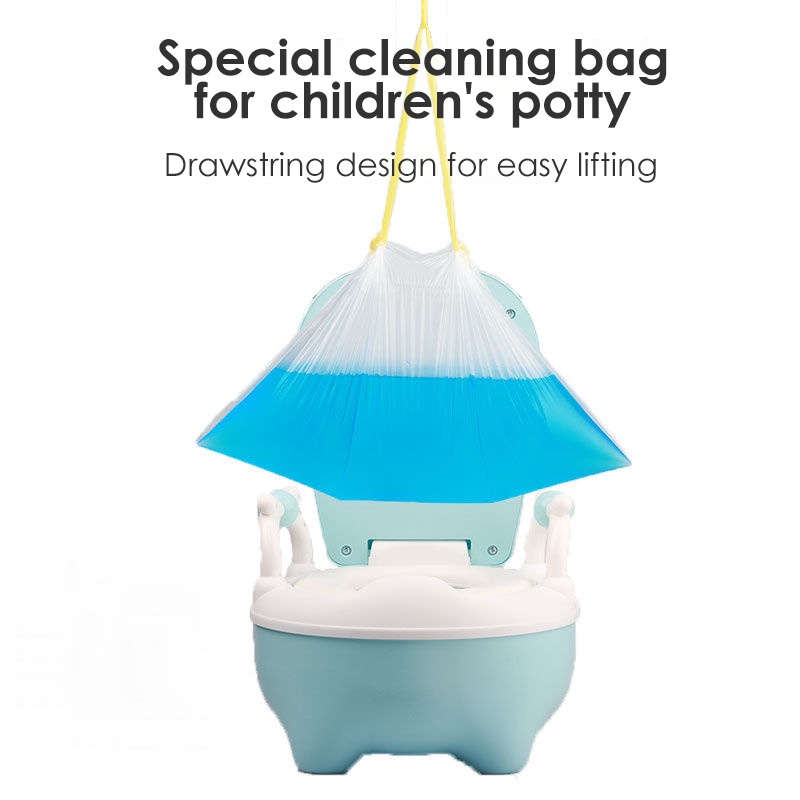 Baby Potty Trainer Toilet Trash Bag Baby Toilet Cleaning Bag Potty ...