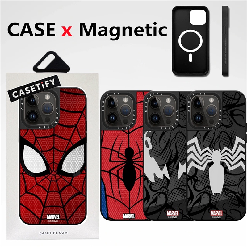 High quality Magnetic phone case CASETiFY【Venom Mask Battle suitl 】For ...
