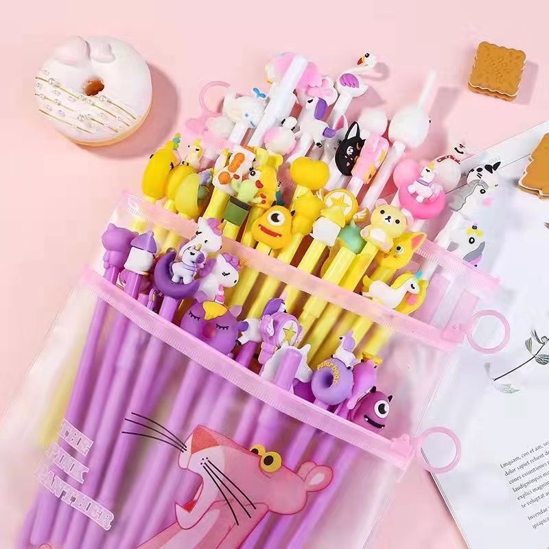 Cute Cartoon Pen Set High Appearance Girl's Heart Full Needle Tube ...