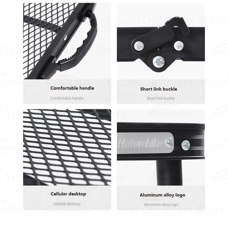 Naturehike Steel Mesh Adjustable IGT Compatible Camping Grill Stove ...