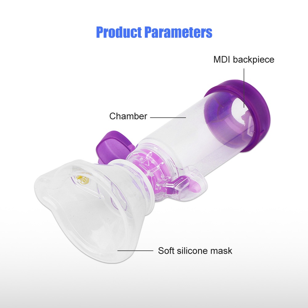 Salorie Asthma Spacer Spacer Device Silicone Aerosol Cabin Aerosol ...