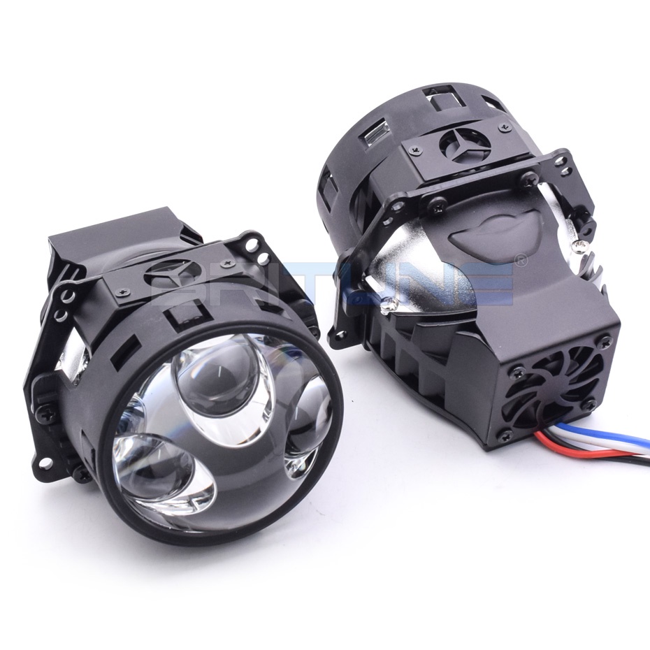 BRITUNE 100W Matrix LED Projector Headlight Retrofit 3.0" Hyperboloid ...