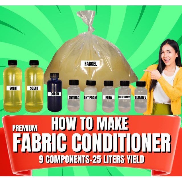 [DIY KING] PREMIUM FABCON KIT 25 LITERS YIELD DOUBLE SCENT | Shopee ...