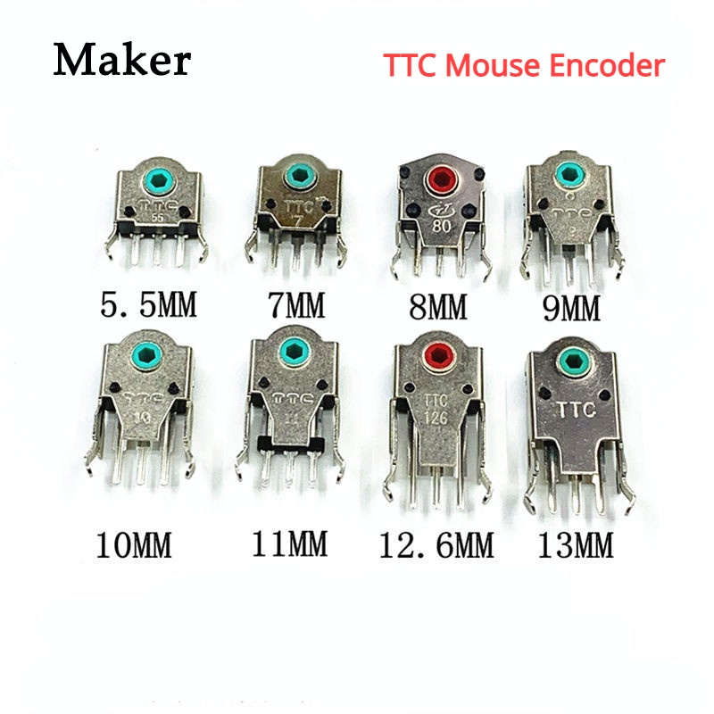 1Pcs Original Highly Accurate TTC Mouse Encoder Red Green Yellow ...