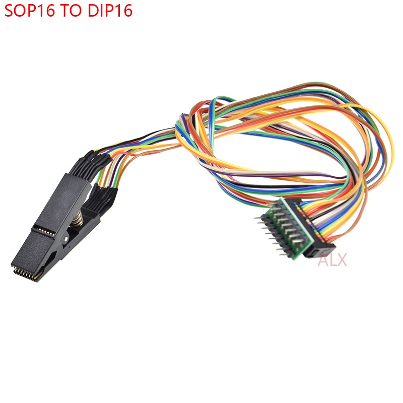 SOP SOIC SOIC16 SOP16 FLASH CHIP IC Test Clips BIOS Programmer sop16 to ...