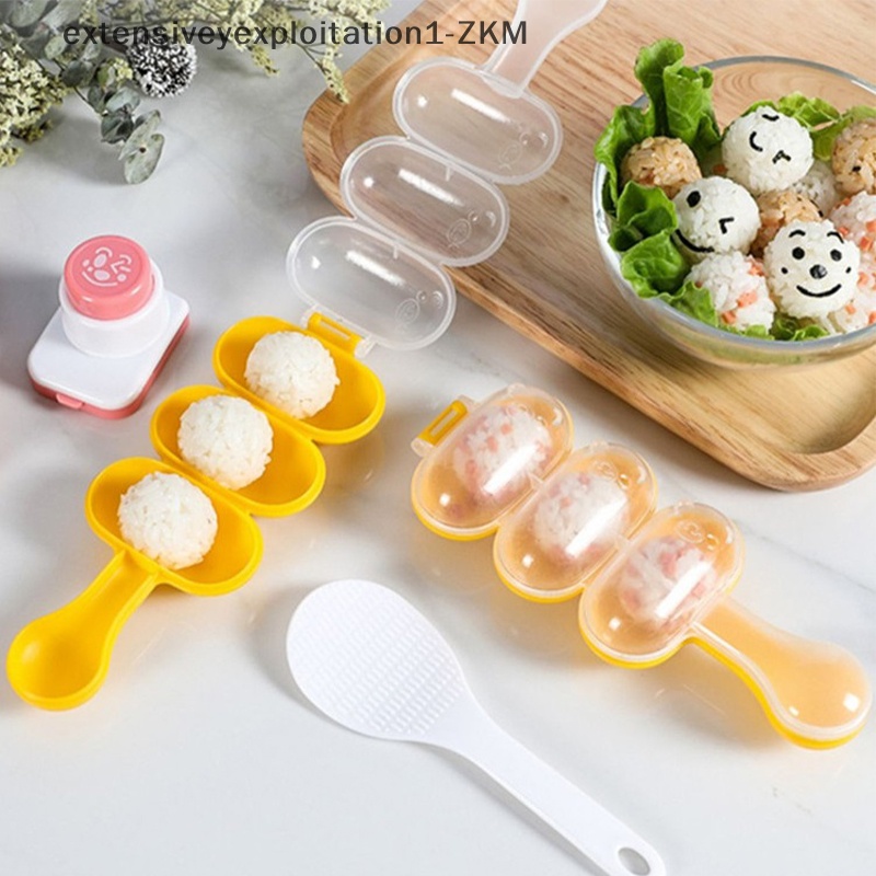 【EPPH】 Rice Ball Maker Rice Roll Shaker Lunch Maker Mould Onigiri Mold ...