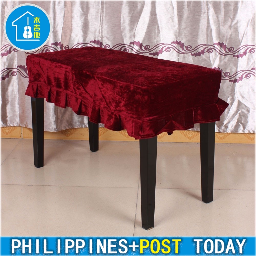 【Fast delivery】 Piano stool cover Universal Piano Stool Chair Bench ...