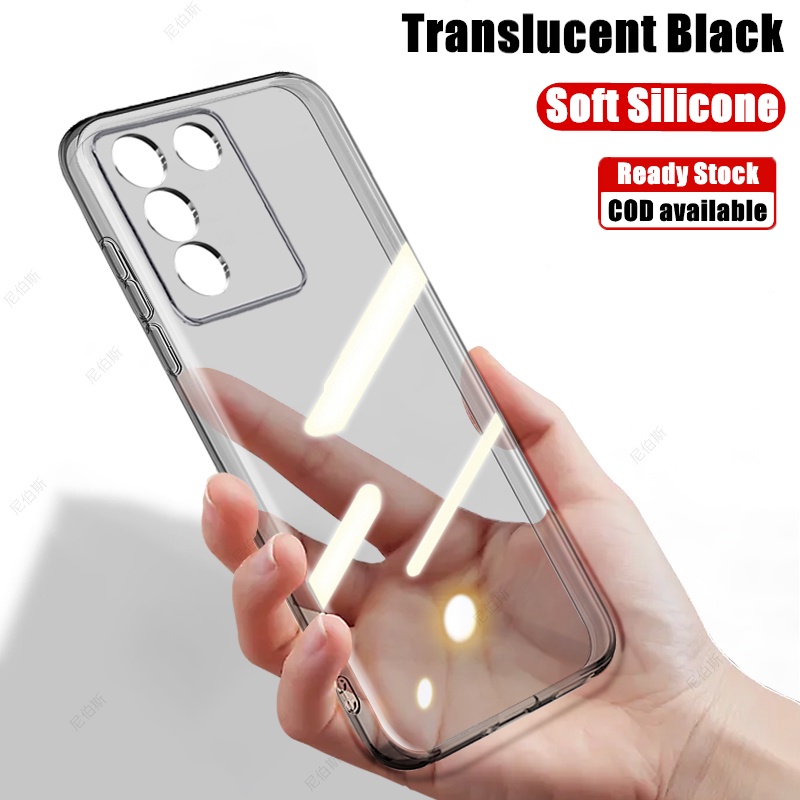For Vivo V27 V27e V27pro V2230 V2231 V2246 V2237 Soft Translucent Black ...