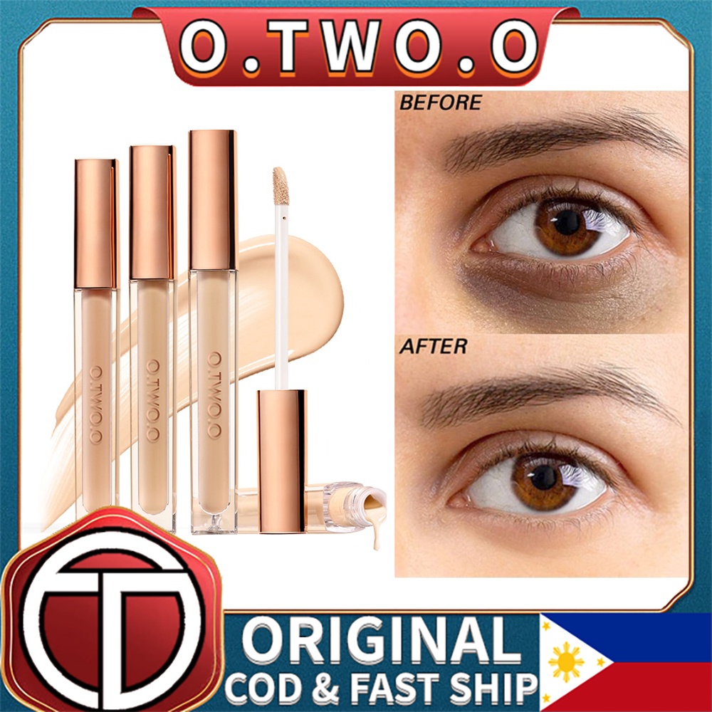 O.TWO.O 4 Color Liquid Concealer Full Cover Face Cream Long-lasting ...