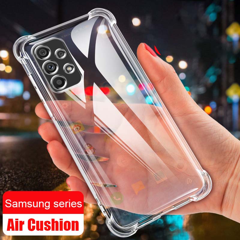 Samsung Galaxy A55 A35 5G A05s A05 M34 M15 5G Air Bag Shockproof Casing ...