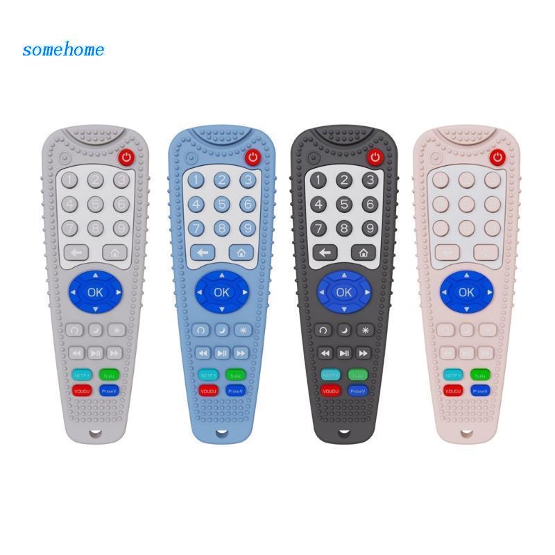 SOME Baby Teether Remote Control Teether Infant Silicone Teething Toy ...