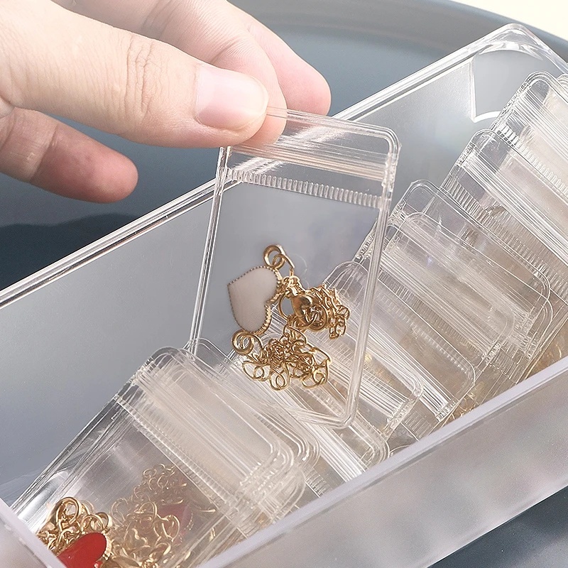 PVC Anti-oxidation Bag Jewelry Storage Box/Desktop Drawer Organizer ...