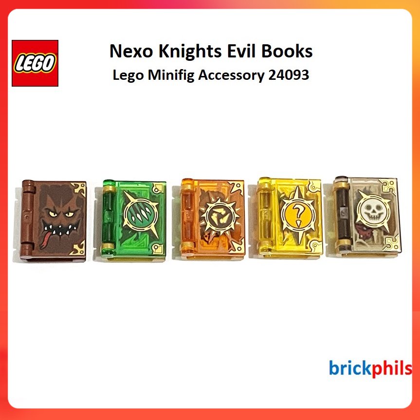 Lego Minifig Accessory 24093 Nexo Knights Evil Books | Shopee Philippines