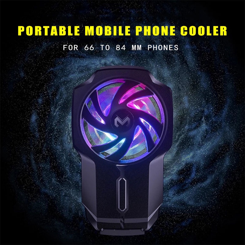 New Portable Mobile Phone Cooler Colorful Lights Ultra Quiet Phone ...