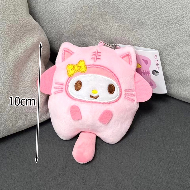 Cute Plush Kuromi Keychain Cartoon Capybara Keyring Bag Pendant Kids ...