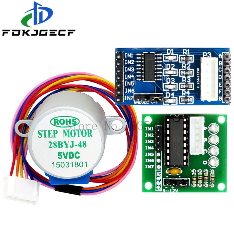 Uln2003 Stepper Motor Driver Board Module 5v 4 Phase 5 Line 28byj 48 For Arduino Shopee