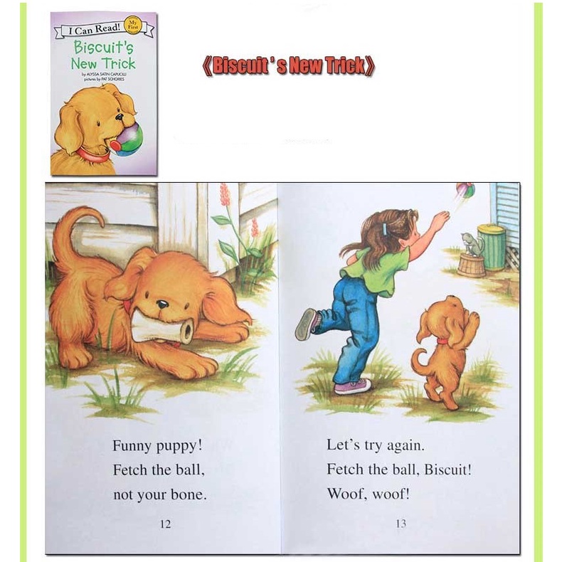 22Books/Set I Can Read Biscuit English Picture Books for Kids Children ...