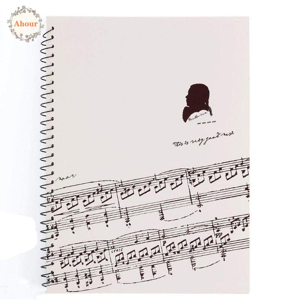 AHOUR 50 Pages Writing Notebook Orchestral Musicians Paper for Music ...