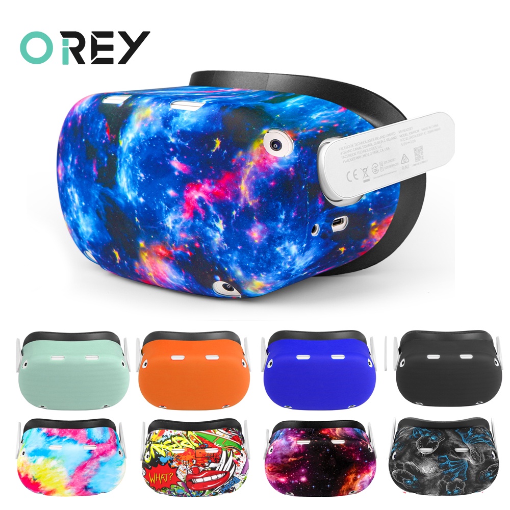 For Oculus Quest 2 Silicone Waterproof Anti-Scratches Protective Cover ...