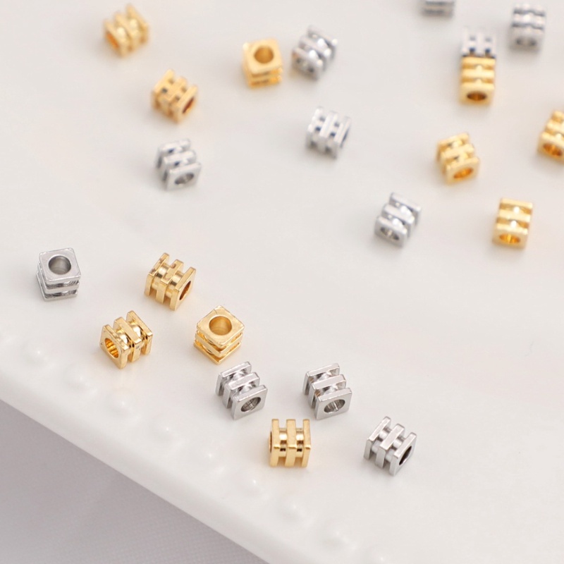 50Pcs Copper Plated Real Gold 14K Gold-Clad Color Retention Glossy ...