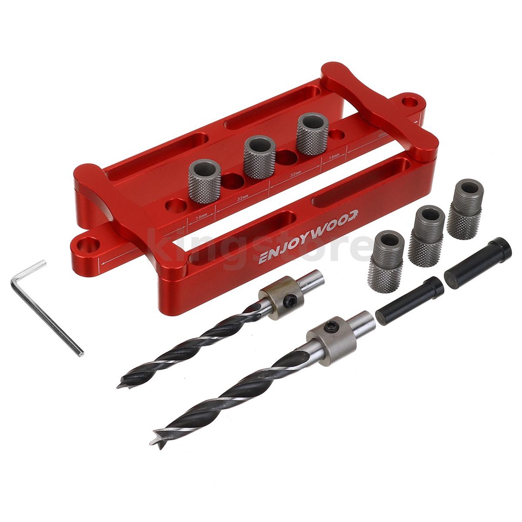 ENJOYWOOD X320 Self Centering Dowelling Jig Metric Inch Dowel Punch ...
