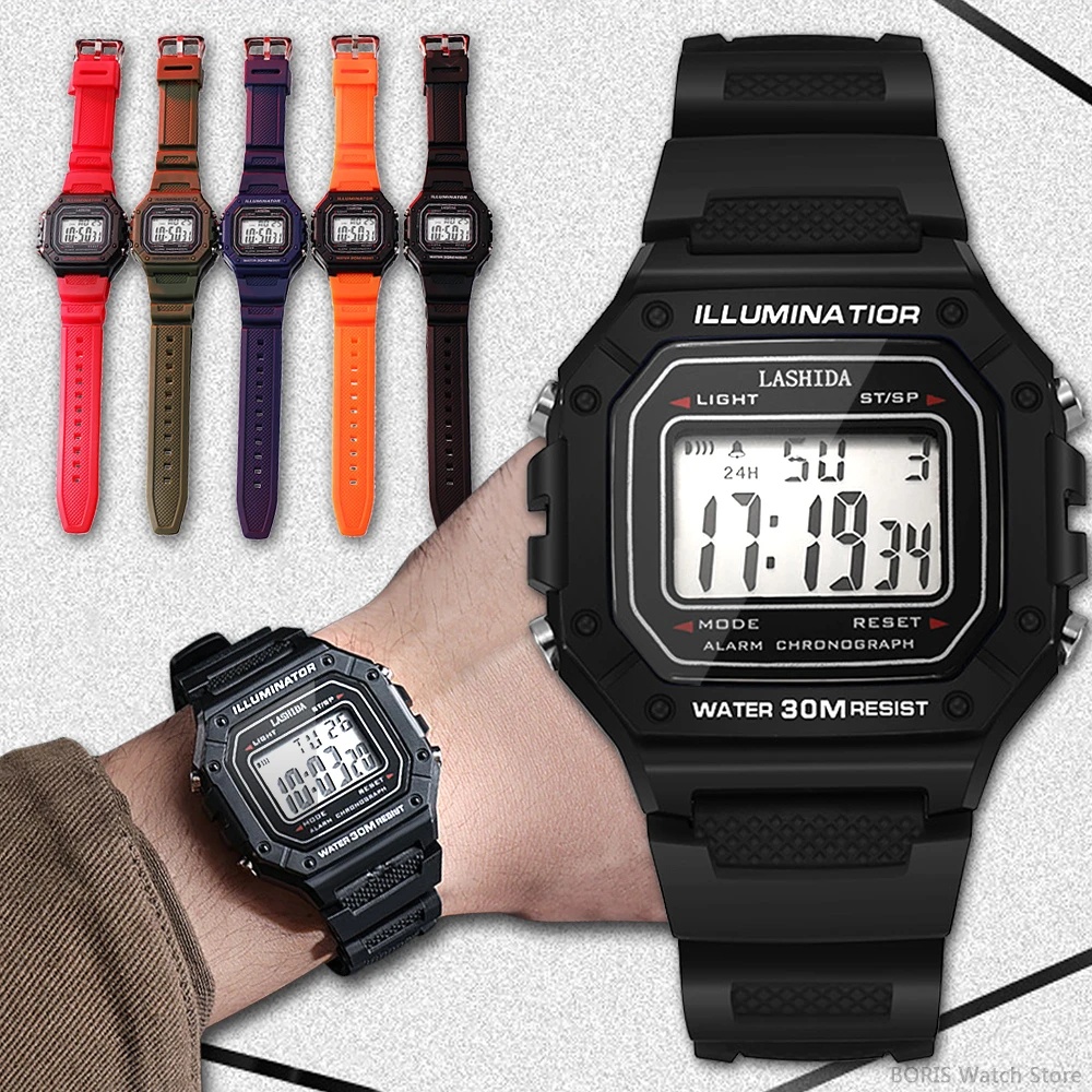 Digital Watch Relo for Men Watch For Men Water Proof Mens Watch Casual ...