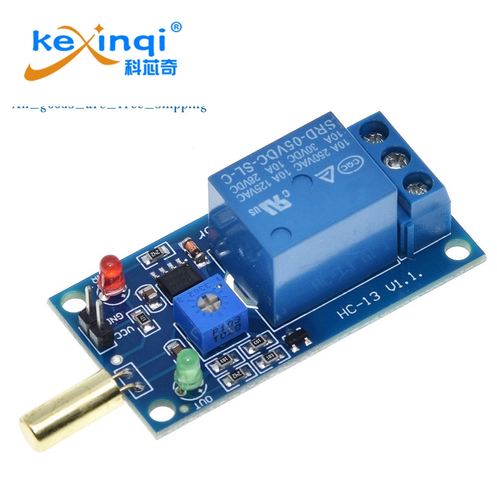 5V 1 Channel Output Tilt Slant Angle Sensor Relay Module Golden SW520D ...
