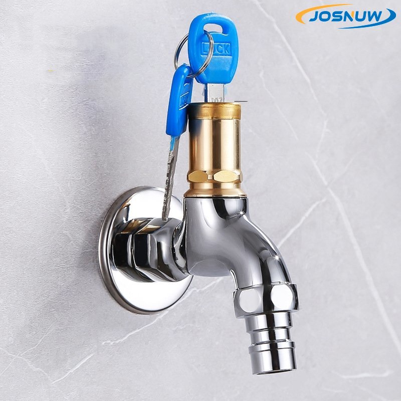 Anti-theft Outdoor Lock Faucet Water Tap with Lock Outdoor Brass Lock ...