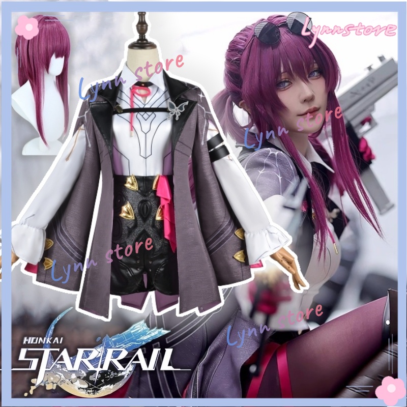 HONKAI:STAR RAIL Cosplay Costume Game KAFKA Cosplay Jackets Wig The ...