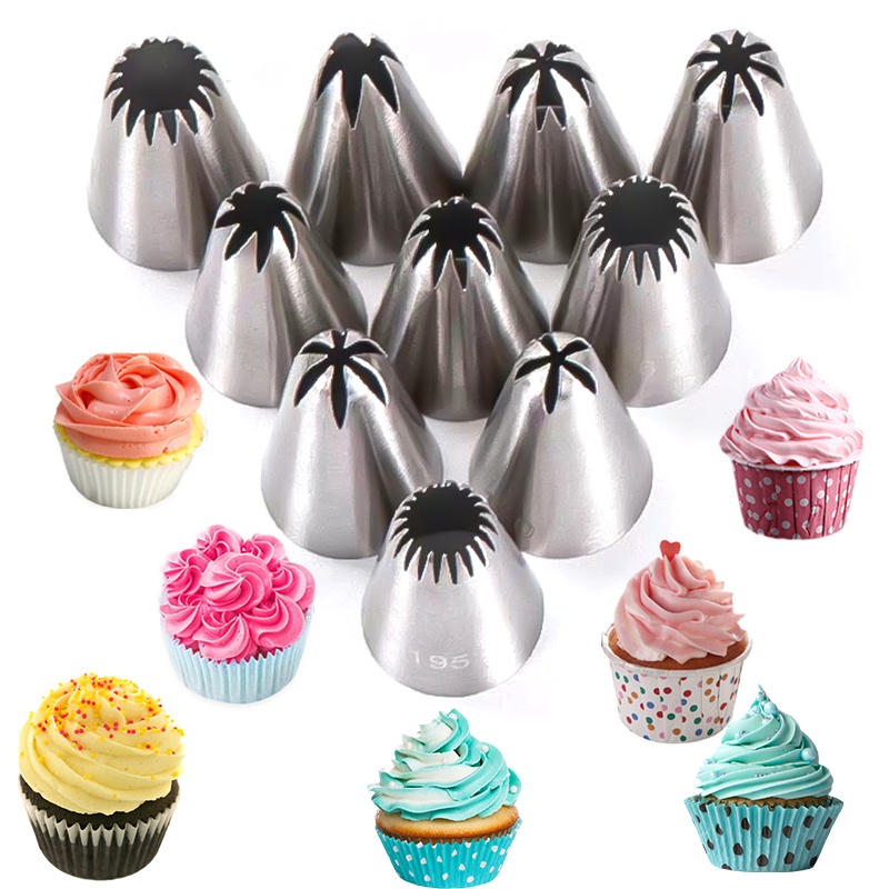 45 Styles Nozzle Tip for Cake Icing Buttercream Pastry Decoration ...