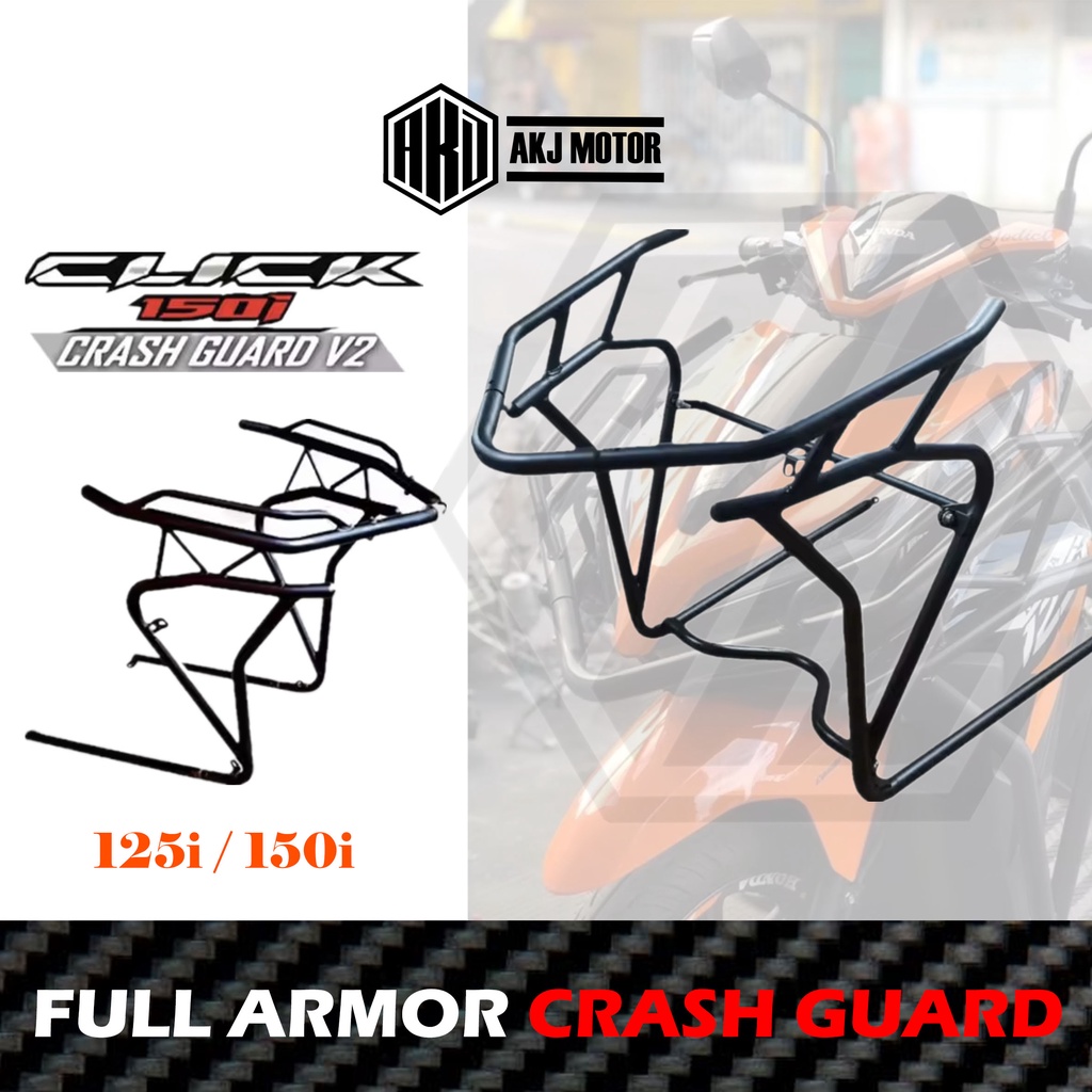 Full Armor crash guard V2 FOR HONDA CLICK 125i/150i GAME CHANGER V2 ...