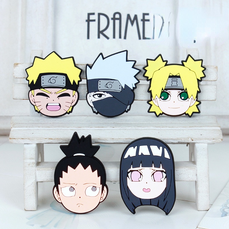 Cartoon Naruto Jibits Crocs Sasuke Shoe Charms Itachi Kakashi Croc ...