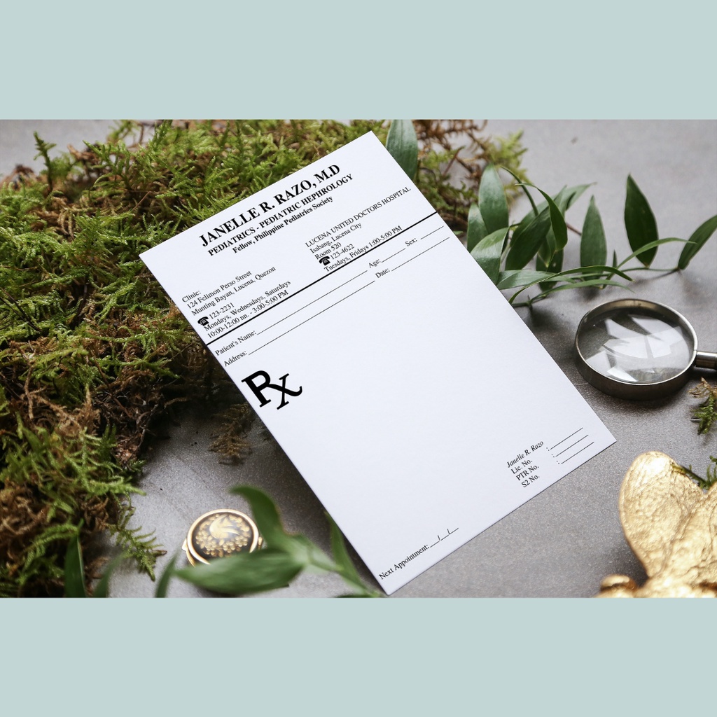 Prescription Pad/ Customized Prescription Pad | Shopee Philippines