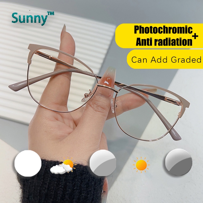 Graded Photochromic Anti Radiation Computer Glasses With Grade Men ...