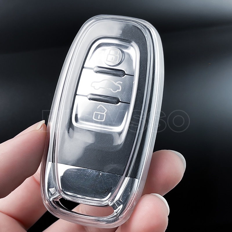 TPU Car Remote Key Case Cover Shell For Audi A1 A3 8V A4 B8 B9 A5 A6 C7 ...