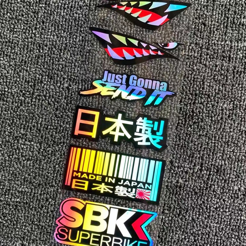 Laser Deacls Car Racing Motorcycle Sticker-MADE IN JAPAN | Shopee ...
