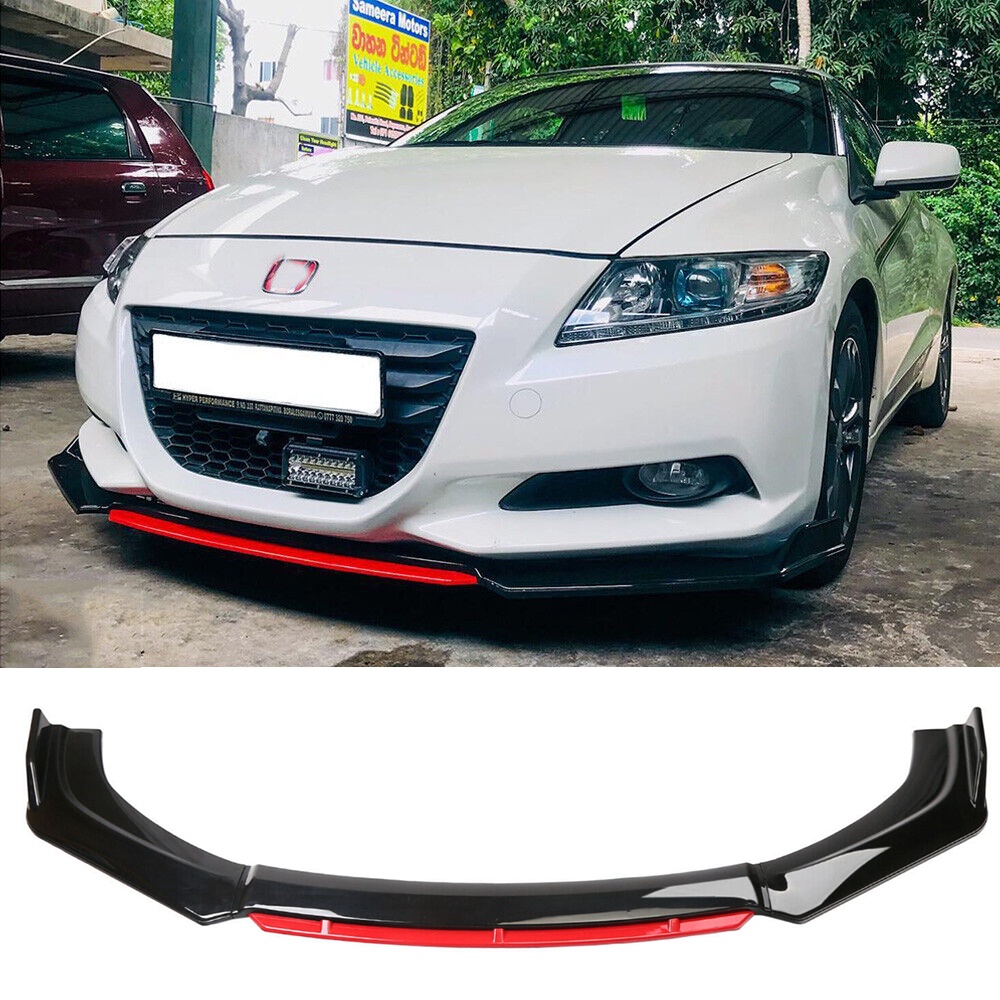 LANTOP For Honda CR-Z 2011-2016 Front Bumper Lip Auto Chin Spoiler ...