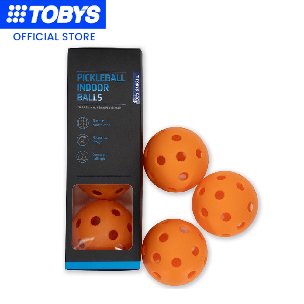 Toby's Pro Pickleball Indoor Balls Set of 3's | Shopee Philippines