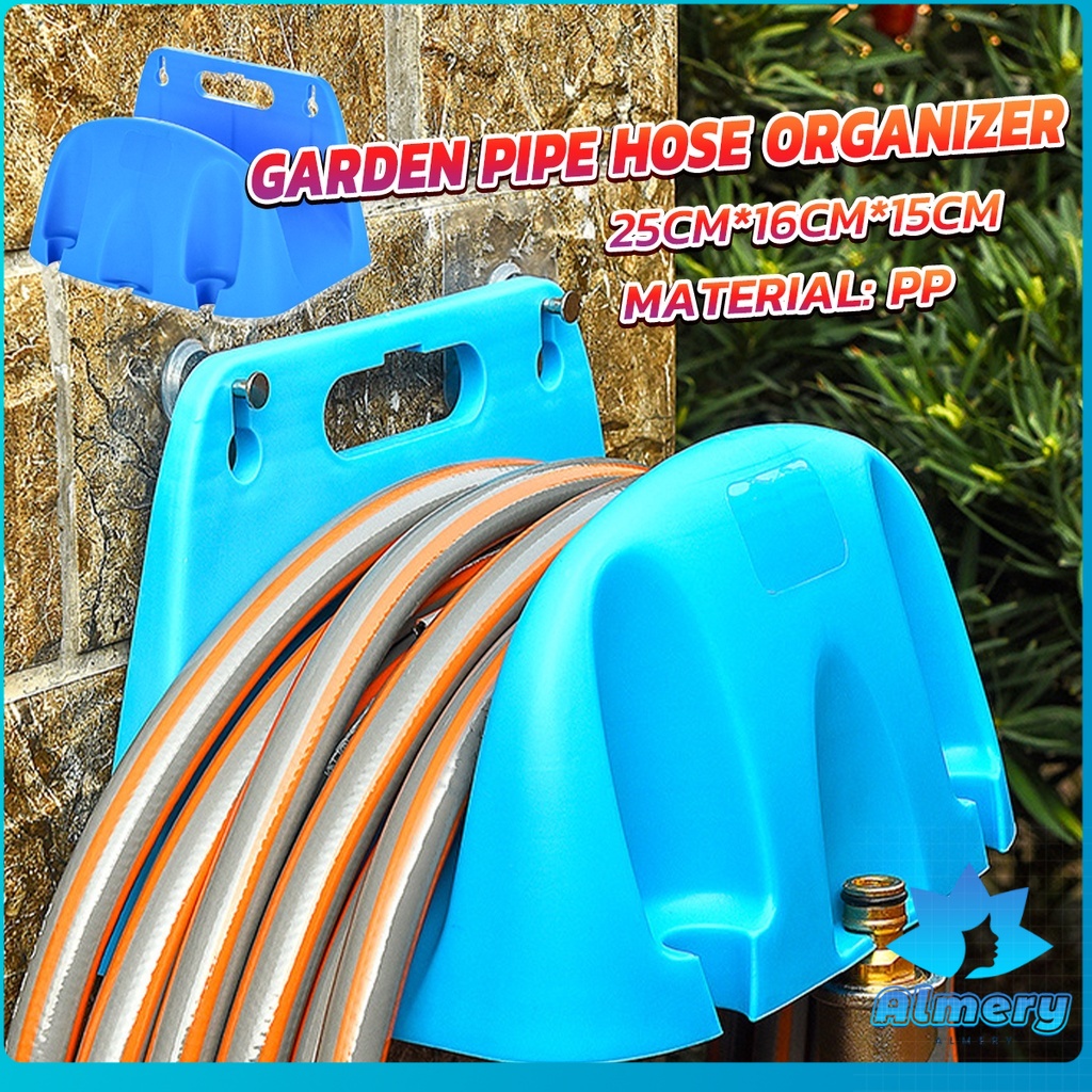 Almery Wall Mount Garden Pipe Hose Organizer Tool Water Sprayer Hose ...
