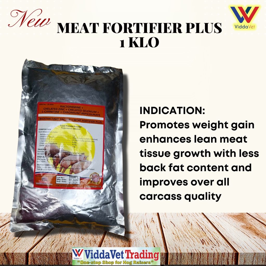 1 kilo Final Factor + Meat Fortifier Plus for fattening pigs grower and ...