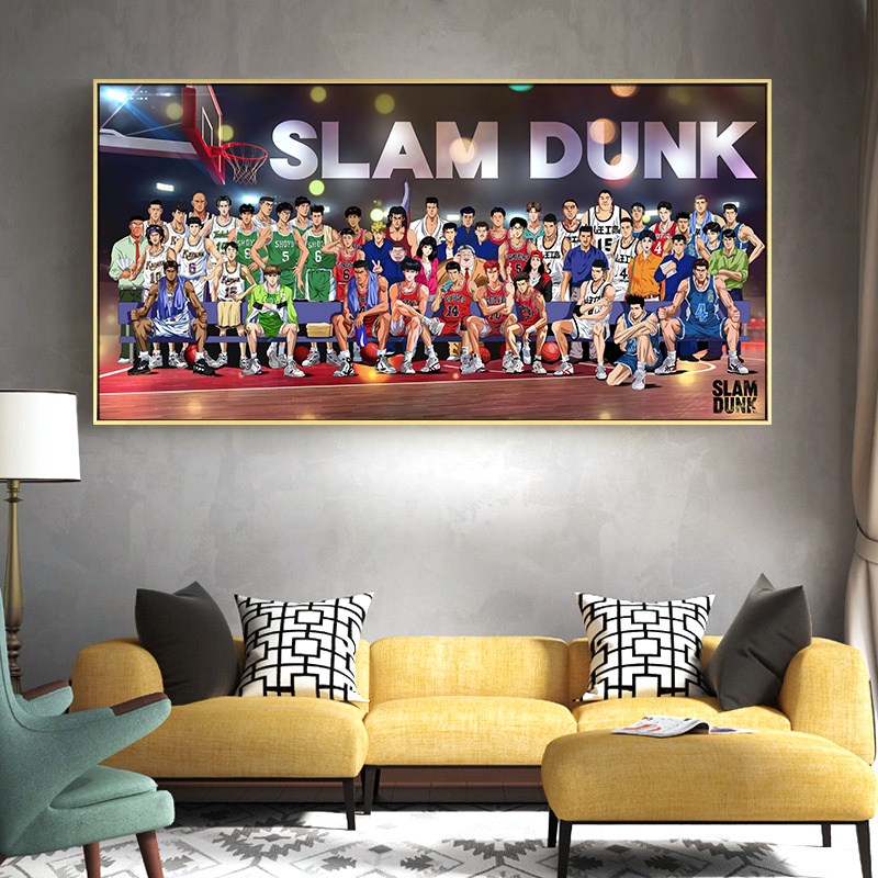 New Movie Anime figure The First Slam Dunk Aesthetic Wall decor poster ...