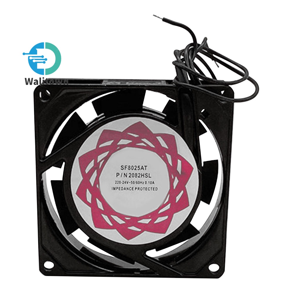 Axial Fan AC 110V 220V Brushless Cooling Fan 80mm x 25mm for Desktop ...