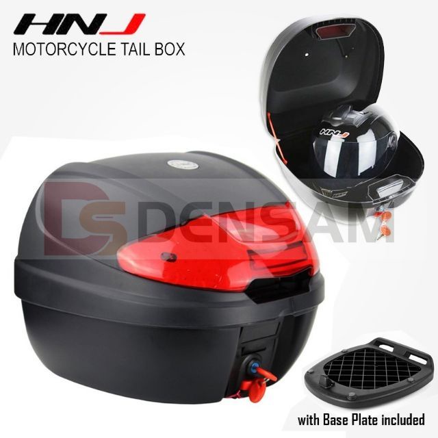 Densam HNJ Motorcycle Top Box Universal 32 Litters Box #002 | Shopee ...